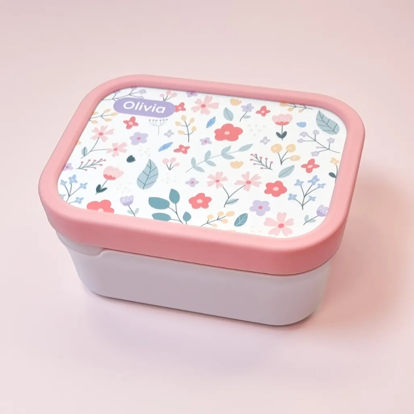 Matboks med barnets navn