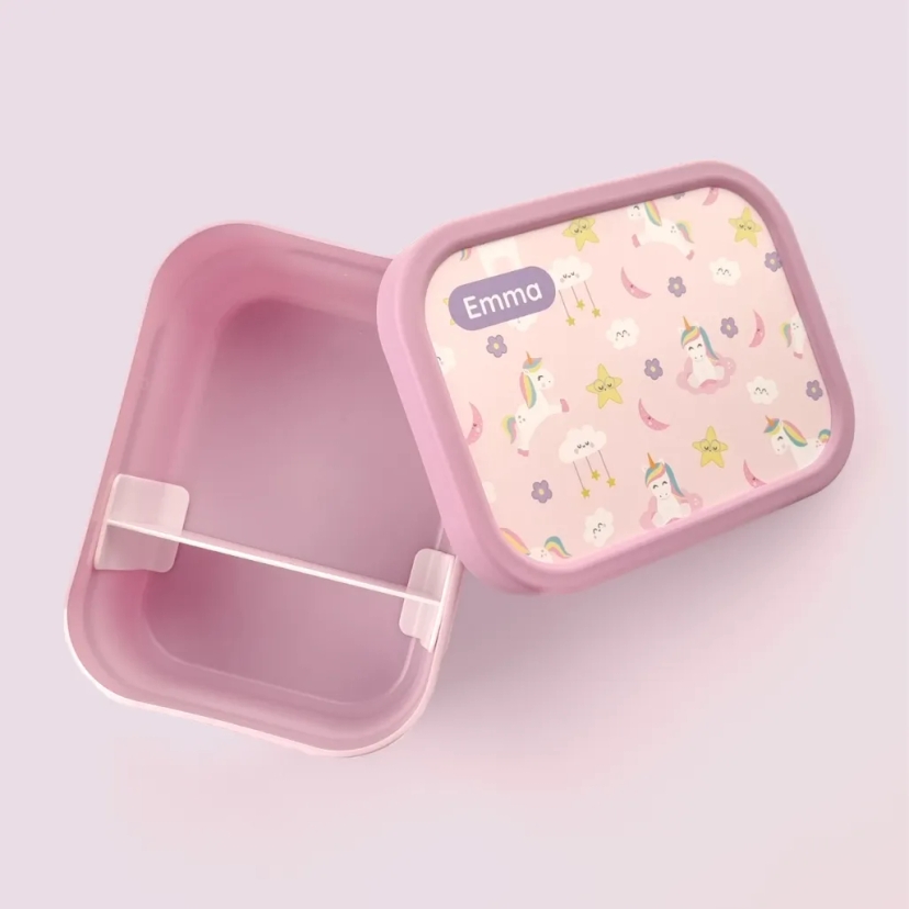 Matboks med barnets navn